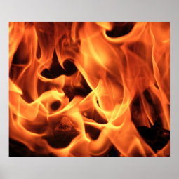 Fire Poster | Zazzle