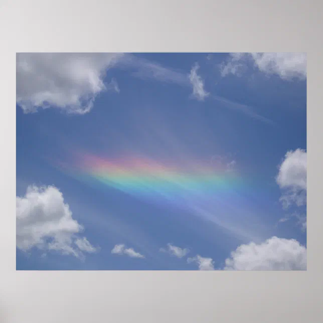 Fire Rainbow Poster | Zazzle