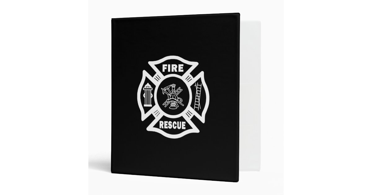 Fire Rescue Binder | Zazzle