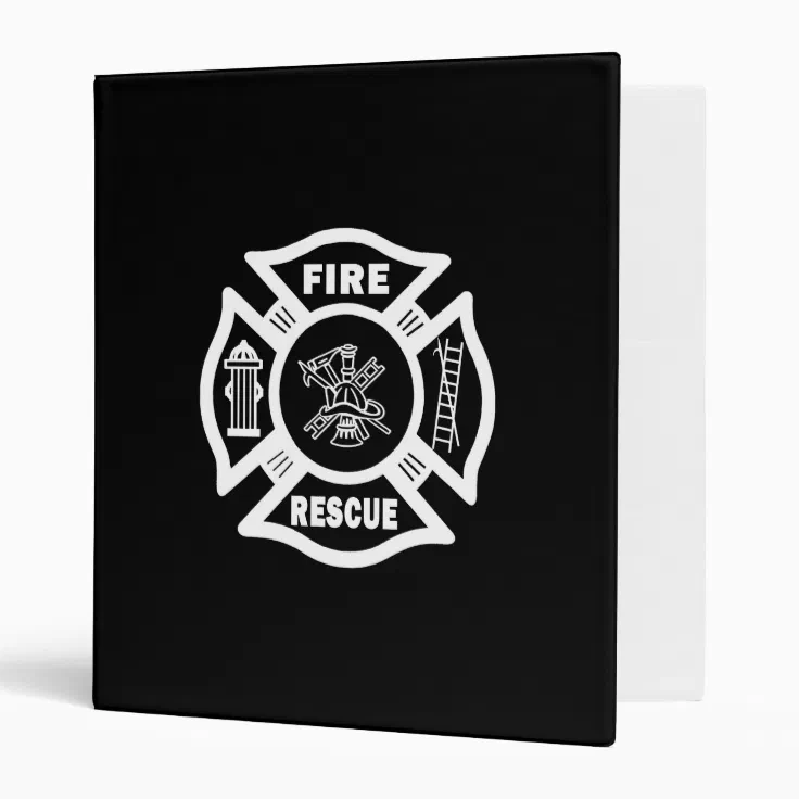 Fire Rescue Binder | Zazzle