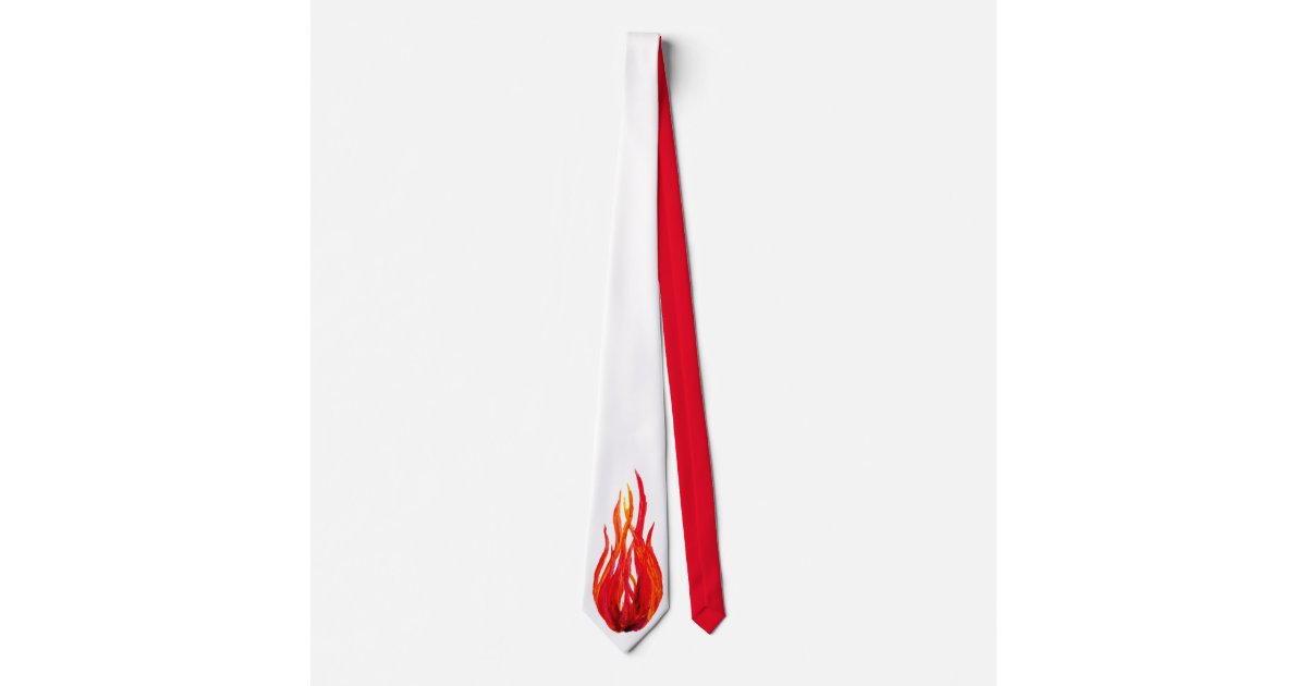 Fire Tie | Zazzle