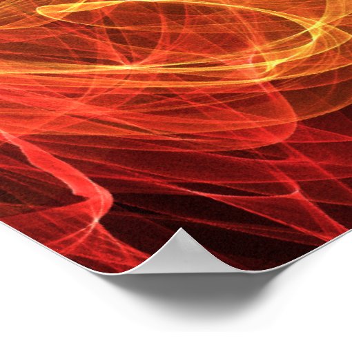 Fire Triangle Poster | Zazzle