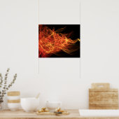 Fire Triangle Poster | Zazzle