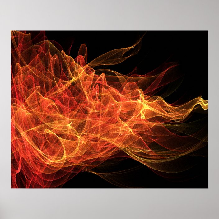 Fire Triangle Poster | Zazzle.com