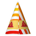 Fire Truck Fire Engine Birthday Party Party Hat | Zazzle
