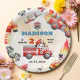 Fire Truck Firefighter 2nd Birthday Party Paper Plates | Zazzle