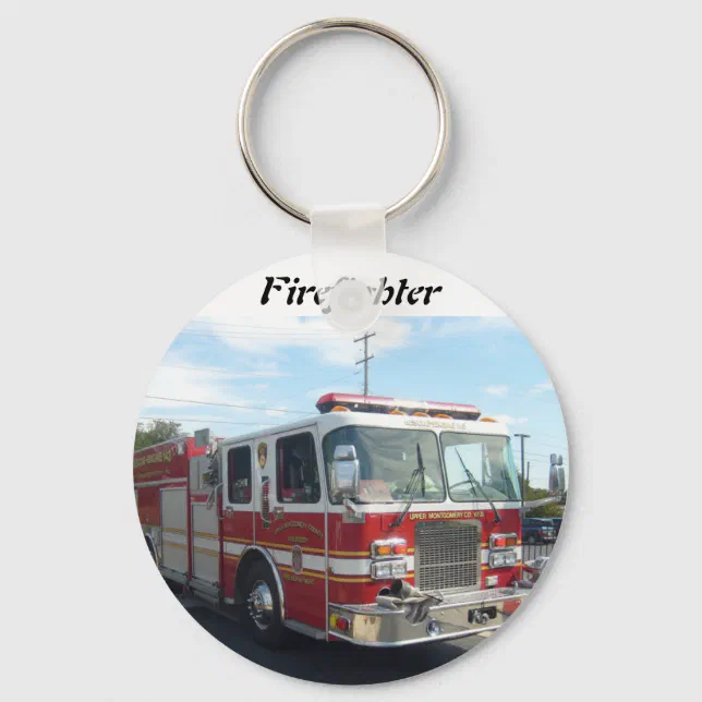 fire truck key chain | Zazzle