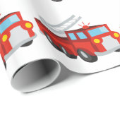 Fire Truck Wrapping Paper | Zazzle