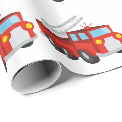 Fire Truck Wrapping Paper | Zazzle