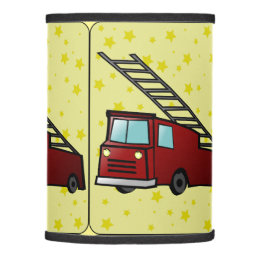 Fire trucks for the future firefighter lamp shade | Zazzle