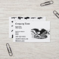 firearms business card | Zazzle
