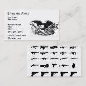 firearms business card | Zazzle
