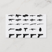 firearms business card | Zazzle