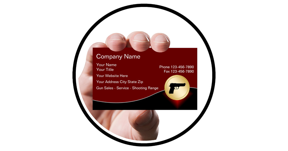 Firearms Business Cards | Zazzle
