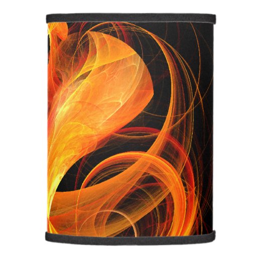 Fireball Abstract Art Lamp Shade | Zazzle