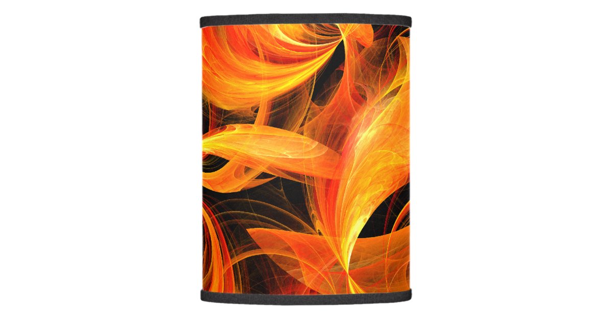 Fireball Abstract Art Lamp Shade | Zazzle