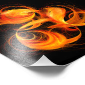 Fireball Abstract Art Photo Print | Zazzle