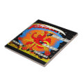 Fireball Pinball Tile | Zazzle
