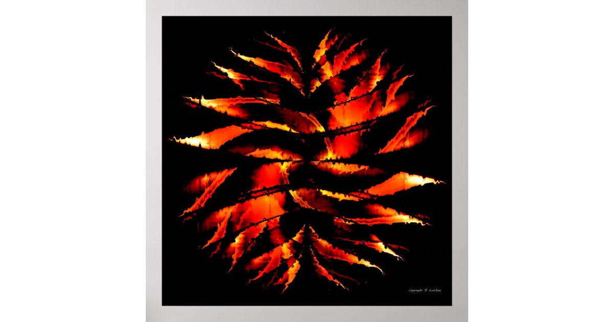 Fireball Poster | Zazzle