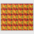 Fireball Spiral Wrapping Paper | Zazzle