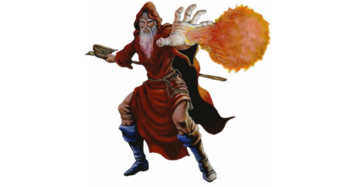 Fireball Wizard Photo Sculpture | Zazzle