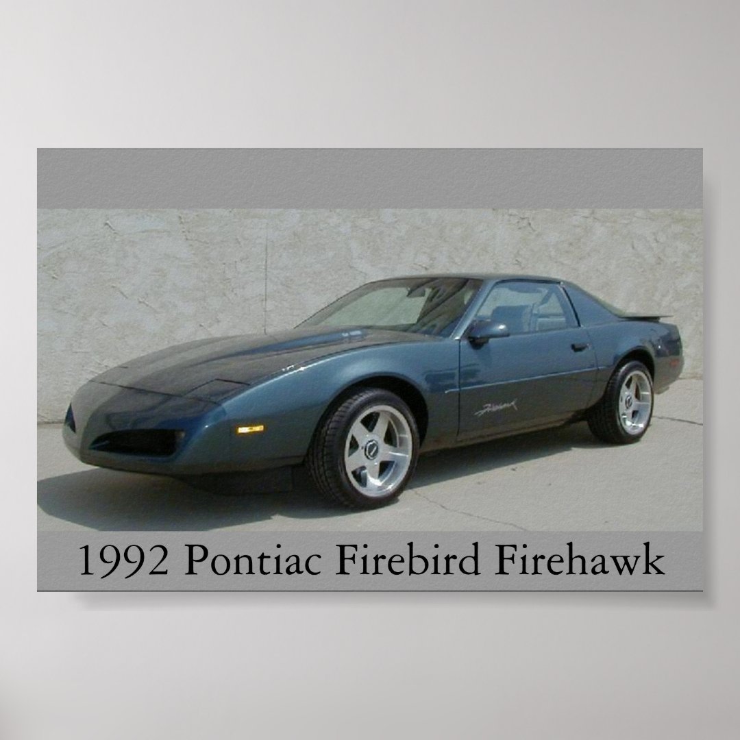 Firebird Firehawk Poster | Zazzle