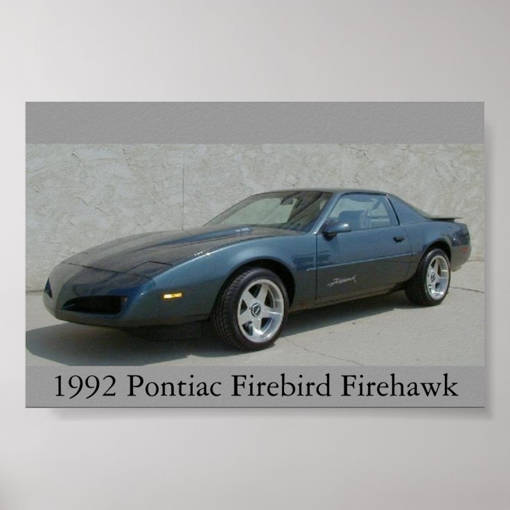 Firebird Firehawk Poster | Zazzle