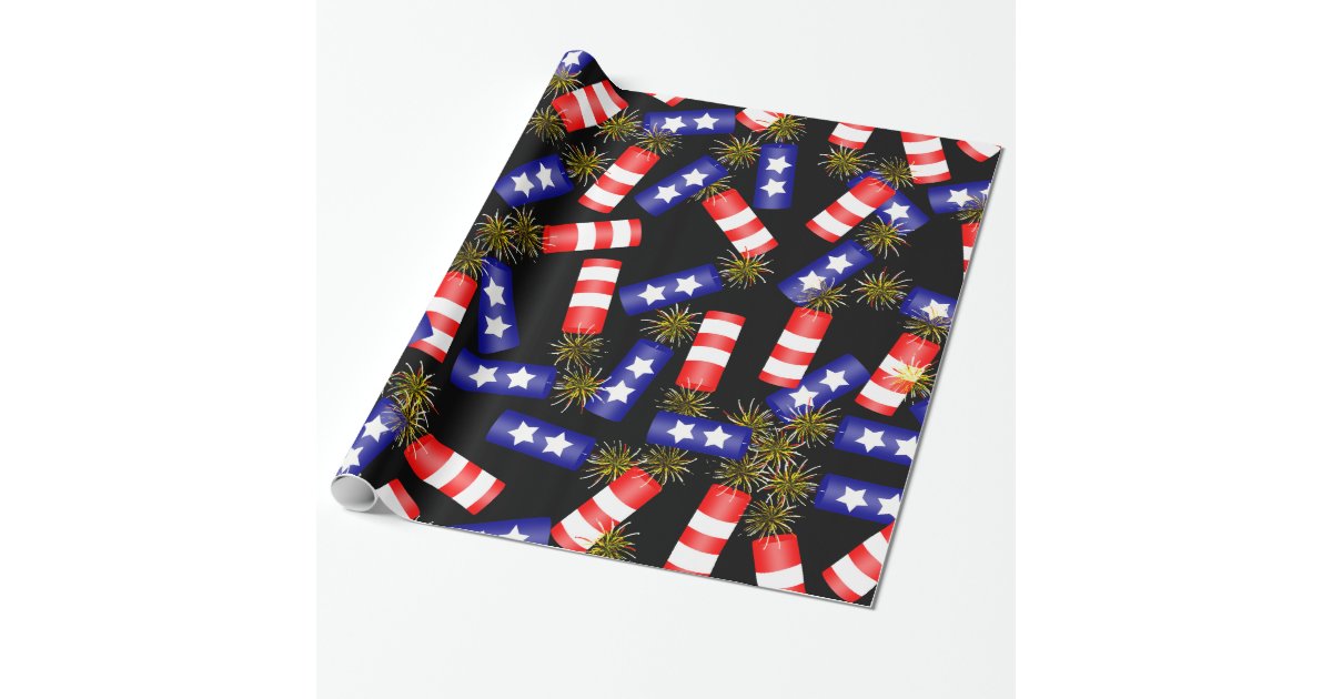Firecrackers for the 4th of July Wrapping Paper | Zazzle