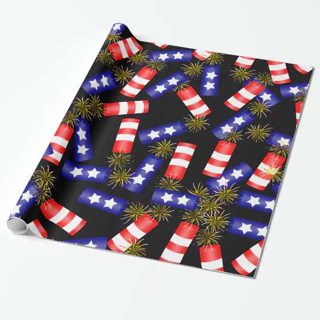 Firecrackers for the 4th of July Wrapping Paper | Zazzle