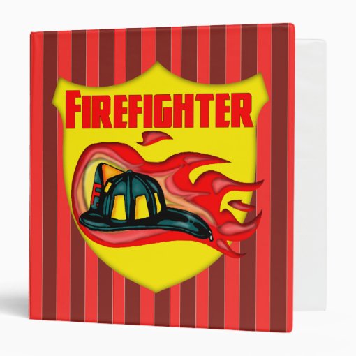 Firefighter Avery Binder | Zazzle