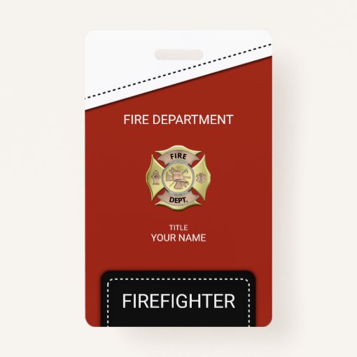 Firefighter Badge | Zazzle