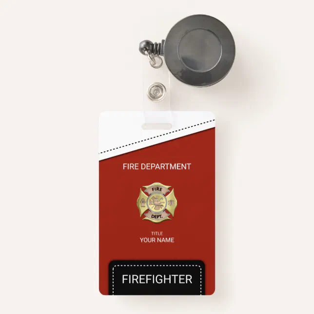 Firefighter Badge | Zazzle