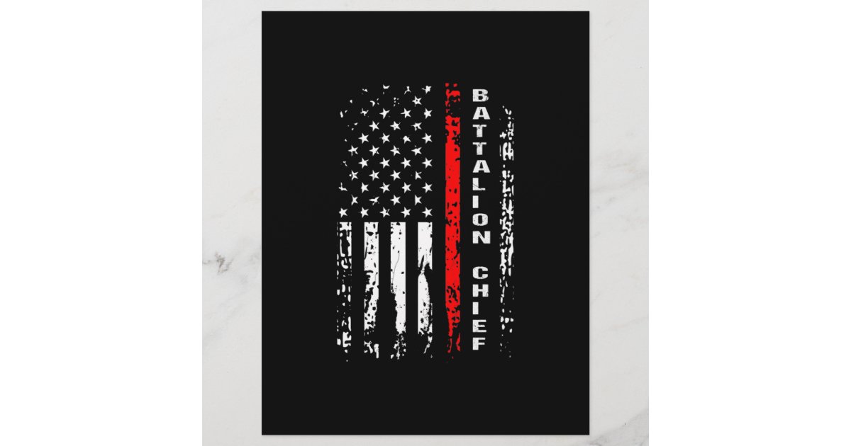 Firefighter Battalion Chief Battalion Chief Gift Letterhead | Zazzle