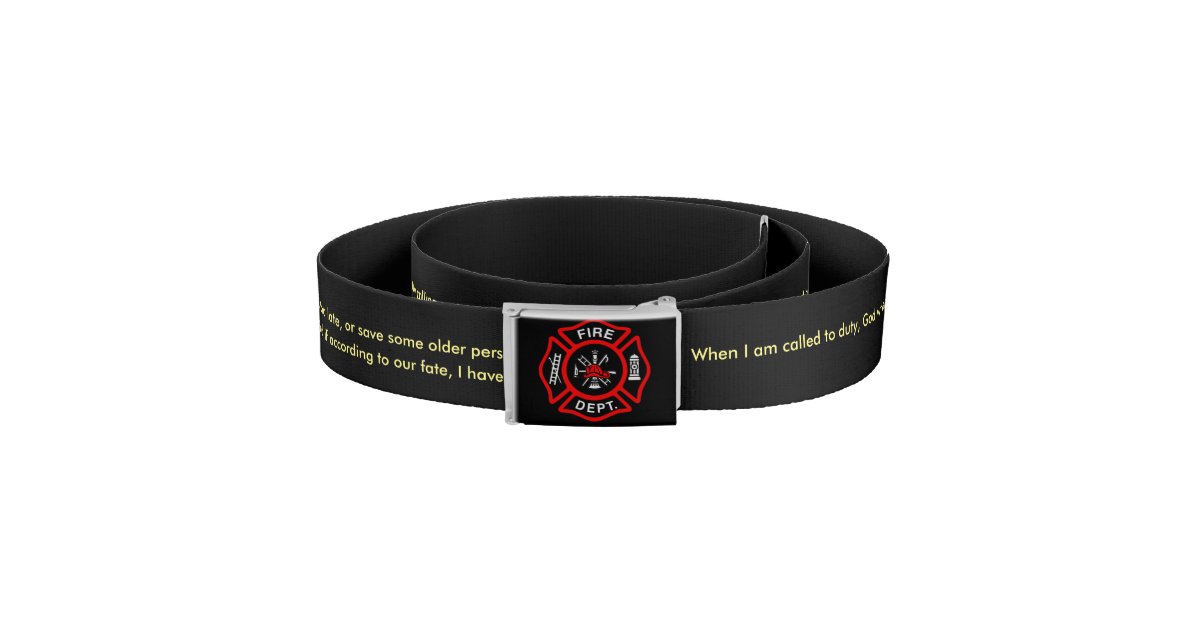 Firefighter Belt | Zazzle