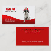 Firefighter Business cards | Zazzle