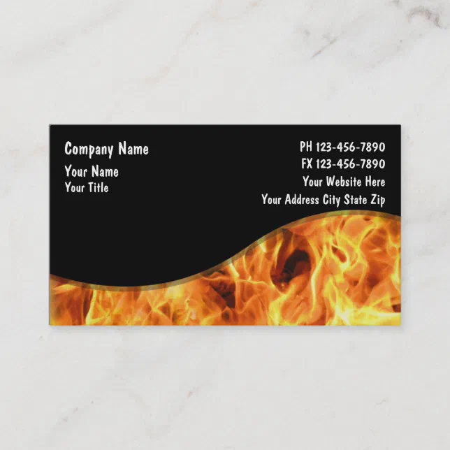 Firefighter Business Cards | Zazzle