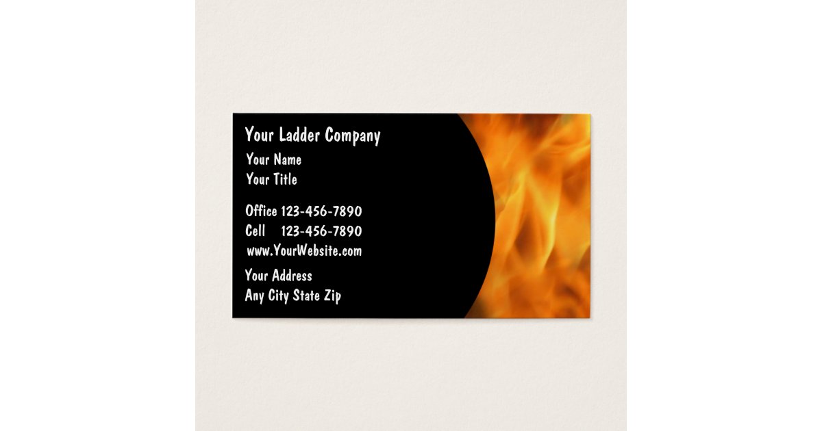 Firefighter Business Cards | Zazzle.com