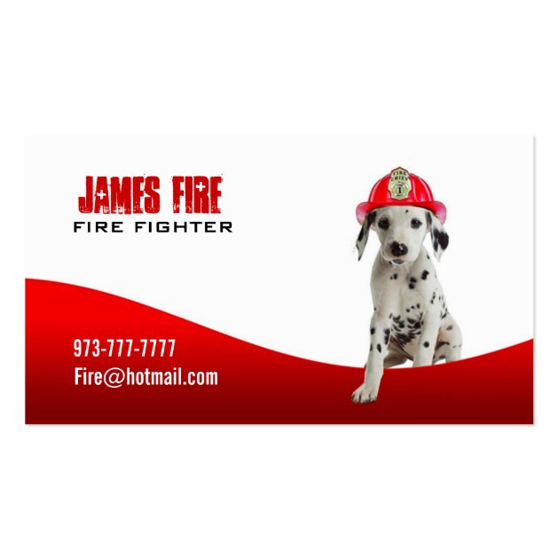 Firefighter Business cards