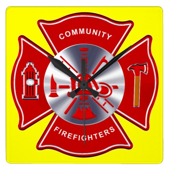 Firefighter Clock | Zazzle.com