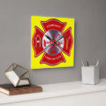 Firefighter Clock | Zazzle