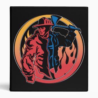 Firefighter Colors Binder | Zazzle