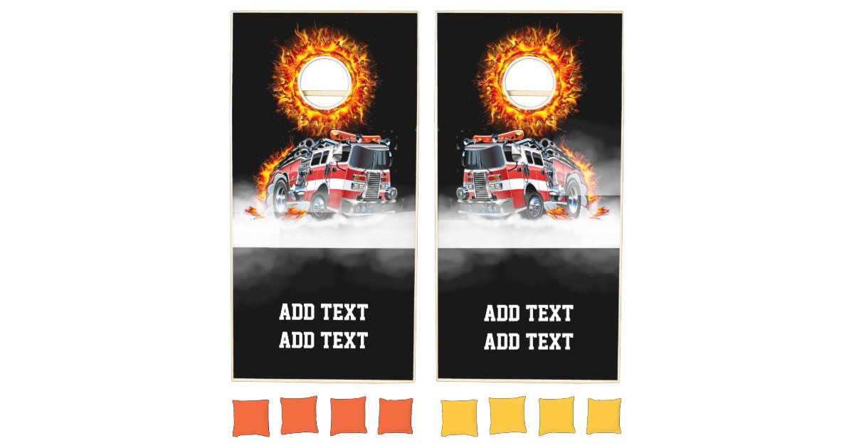 Firefighter Cornhole Set | Zazzle