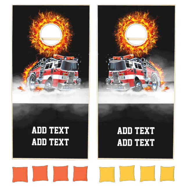 Firefighter Cornhole Set | Zazzle