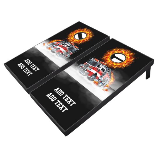 Firefighter Cornhole Set | Zazzle.com