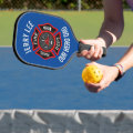 Firefighter Custom Text Name Personalized Pickleball Paddle | Zazzle