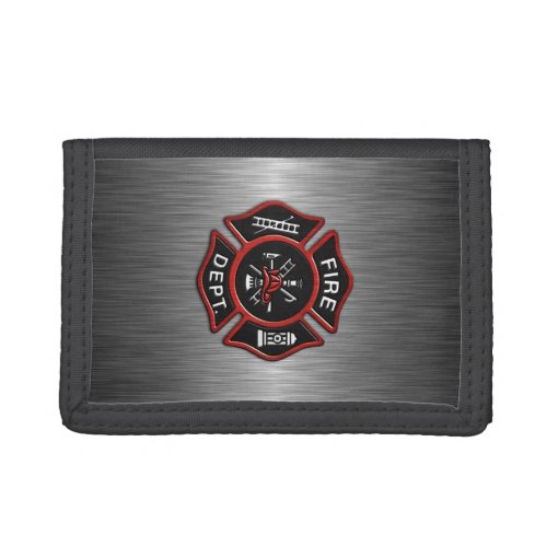 Firefighter Deluxe Trifold Wallet | Zazzle