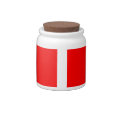 Firefighter Fire and Rescue Department Emblem Candy Jar | Zazzle