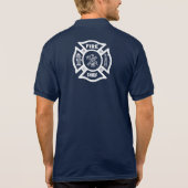 Firefighter Fire Chief Polo Shirt | Zazzle
