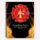 Firefighter Fire Department Fire Rescue Flames Notebook | Zazzle