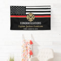 Firefighter Fire Department Fireman Retirement Banner | Zazzle